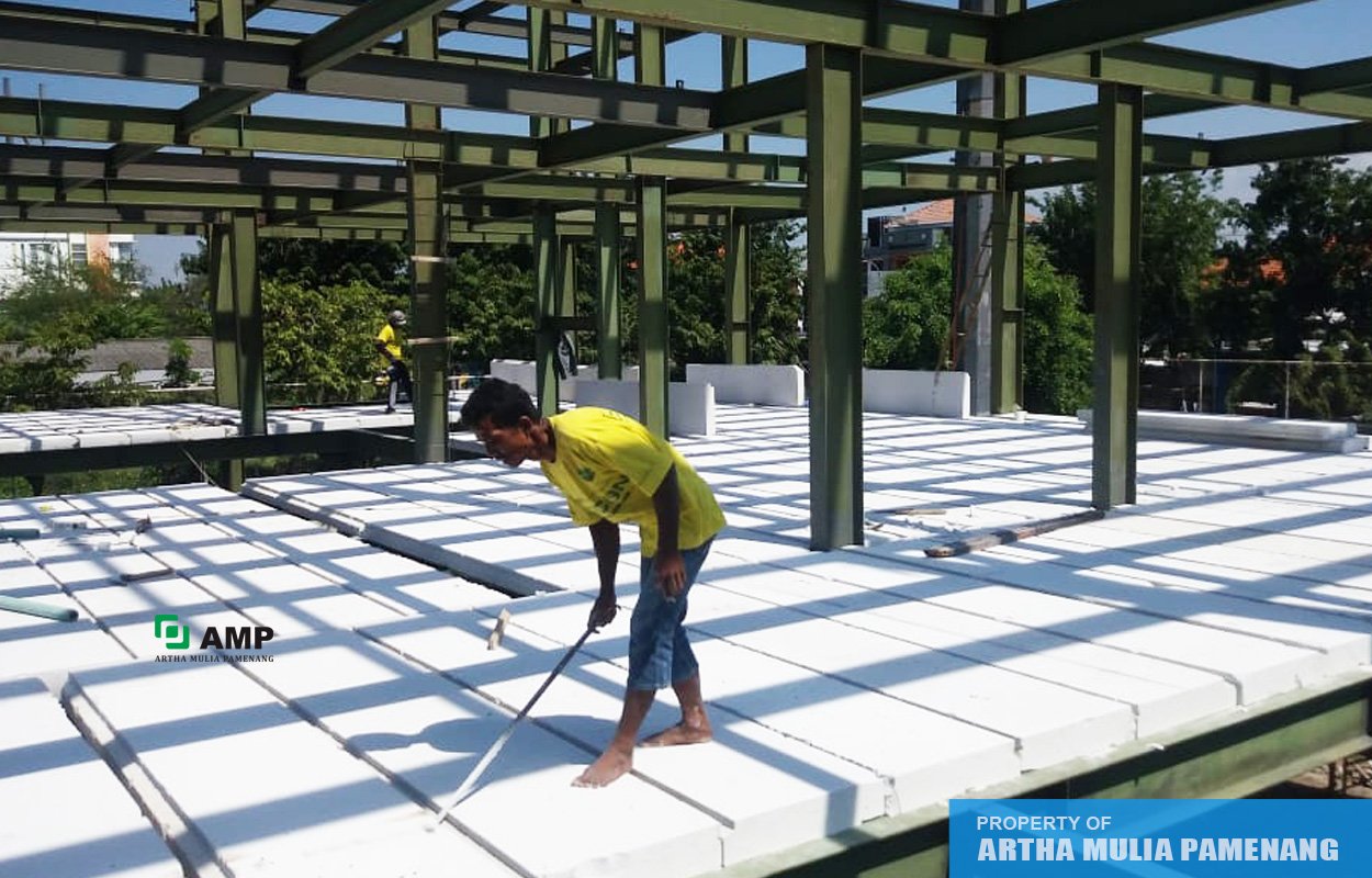 Project Pemasangan Panel Lantai Di Keputih Surabaya | Panel Lantai Surabaya